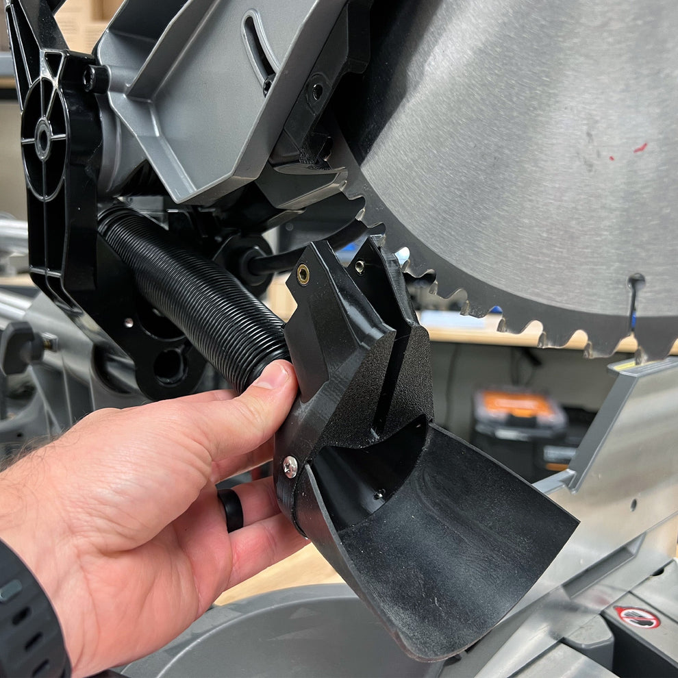 Ridgid 12" Sliding Miter Saw Dust Collection Chute (R4222) – Wittworkshop