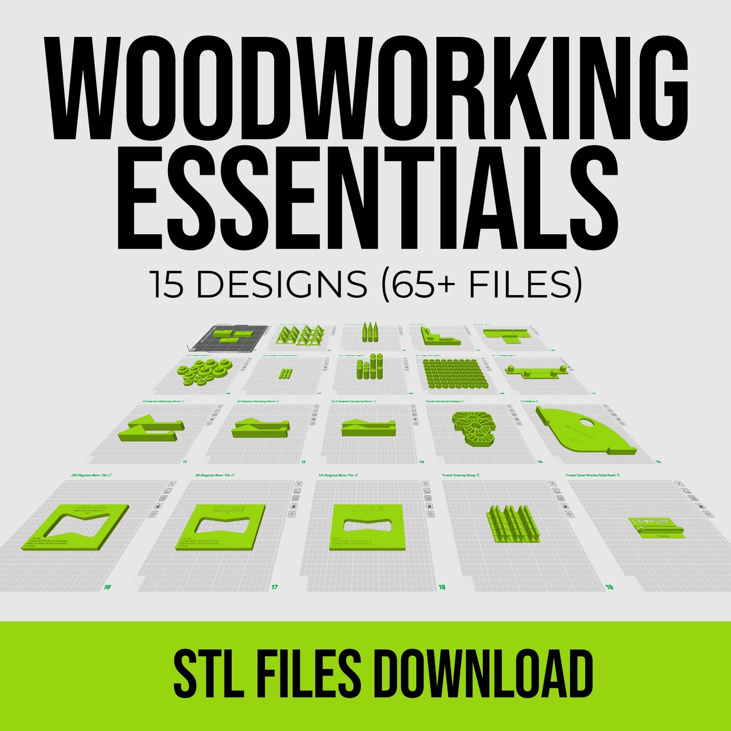 Stl Starter Pack For Woodworkers Wittworkshop